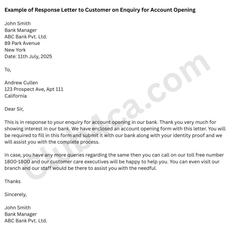 Ledger Balance Confirmation Letter Format