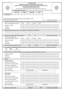 Revised Pan Card Form From 1st July Format in PDF