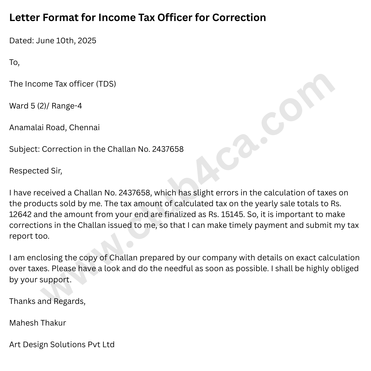 Application Format For Rechecking or Re-verification