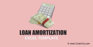 Simple Loan Amortization Excel Template Free download