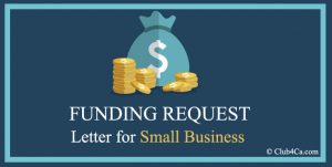 Funding Request Letter for Small Business Template